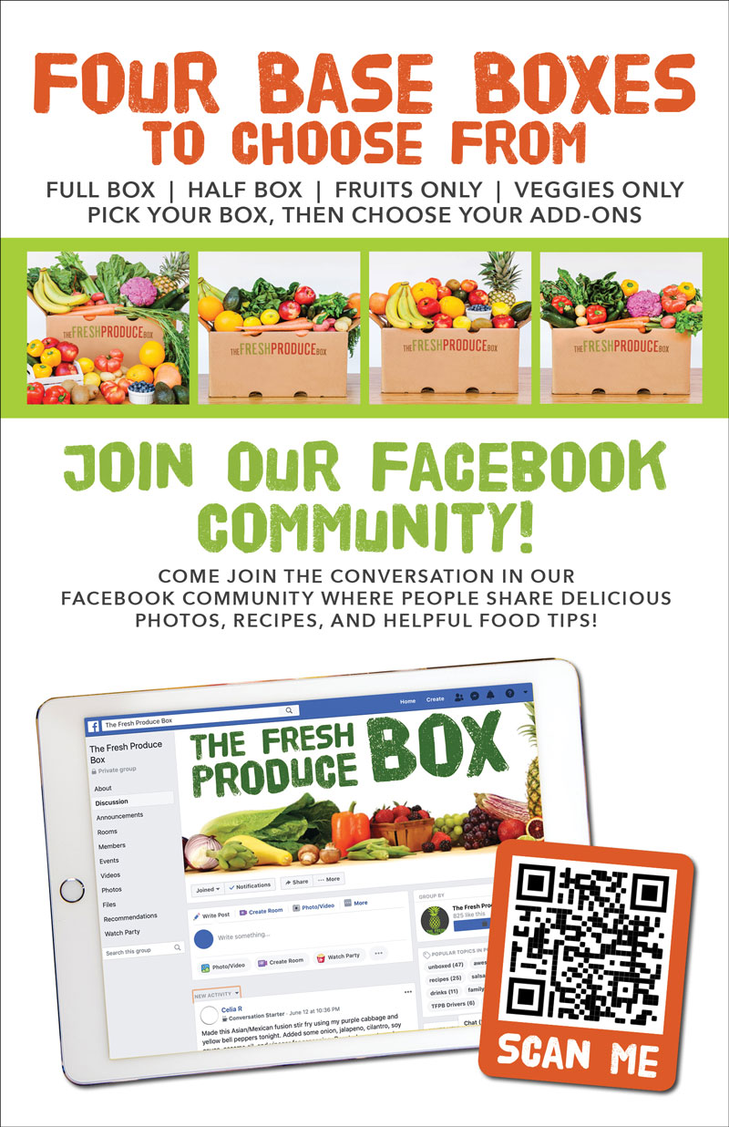 The Fresh Produce Box Flyer - Kris Sheppard Creative